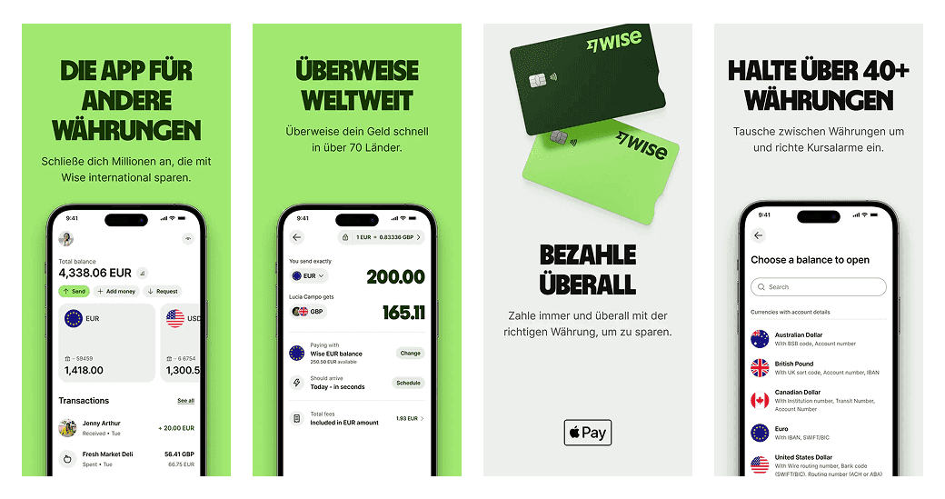 Die 5 besten internationalen Geldtransfer-Apps im Test 2026 - Exiap